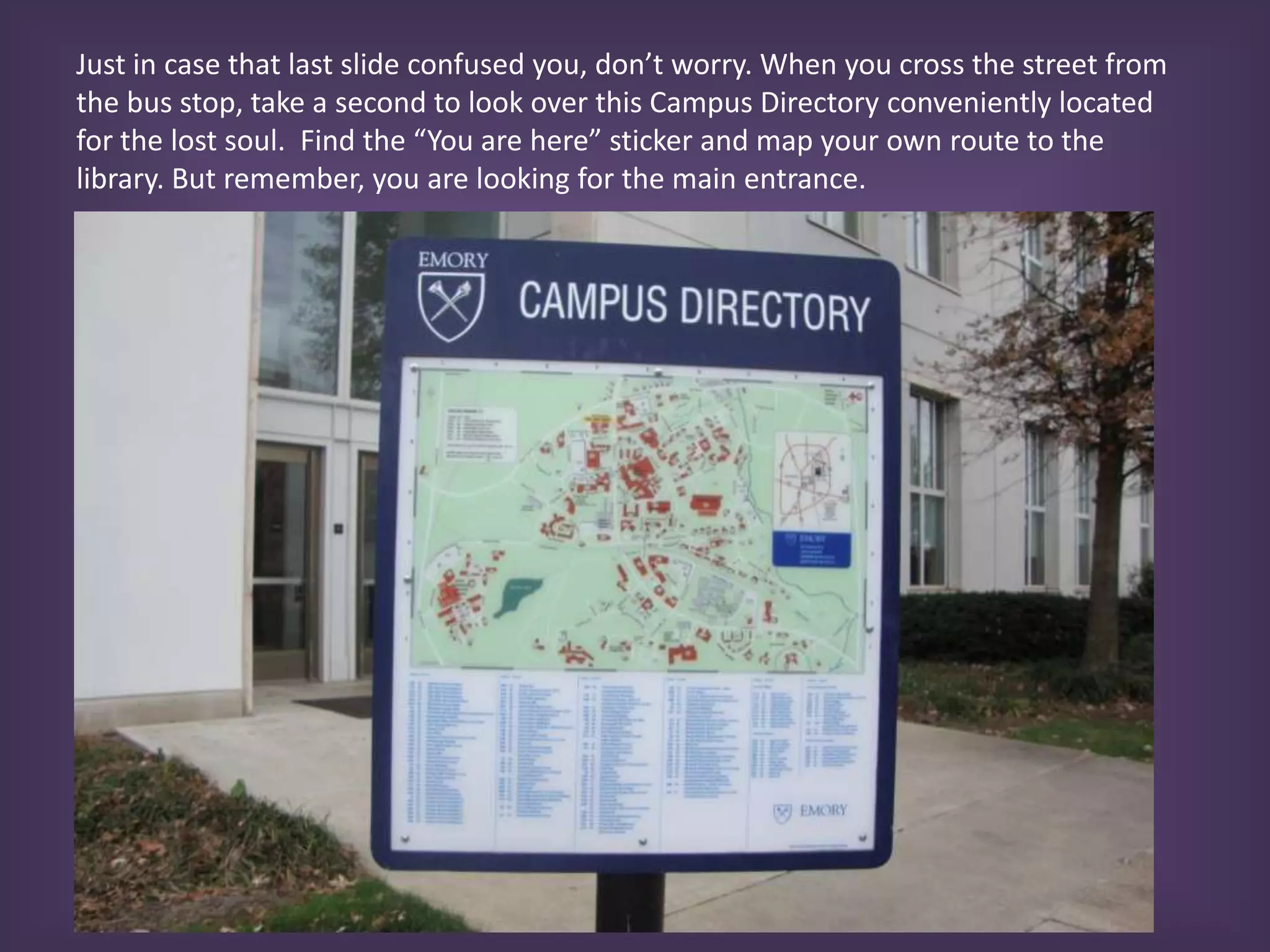 Getting to Emory from Agnes Scott on the Cliff Bus | PPT