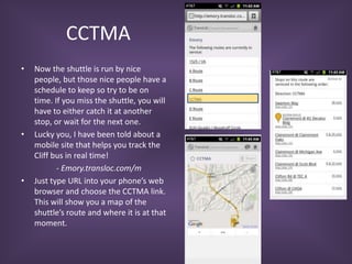 Getting to Emory from Agnes Scott on the Cliff Bus | PPT