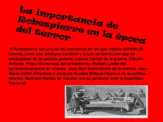 Robespierre y la epoca del terror jacobino | PPTX