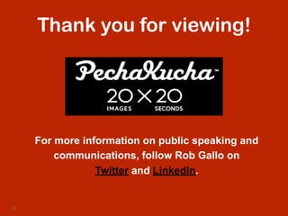 Intro to Pecha Kucha | PDF