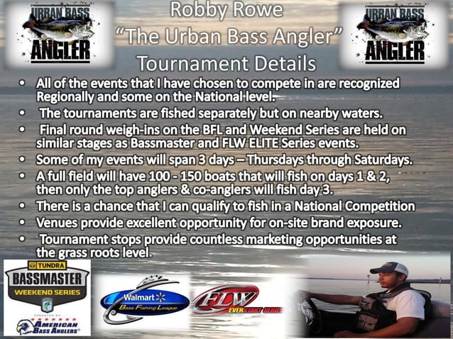 Rob Halter (Robby Rowe) Angler Sponsorship Presentation | PDF