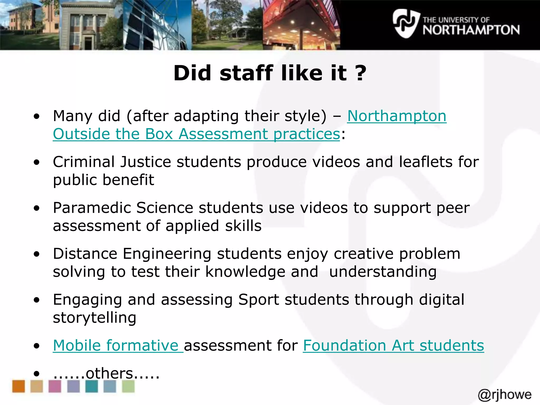Rob howe - assessment strategies in a digital age | PPT