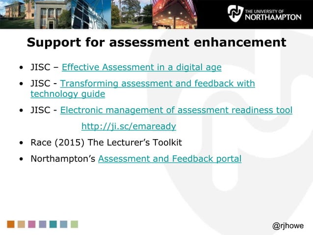 Rob Howe - The honest journey to full e-submission and feedback using ...