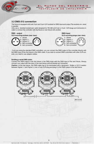 Manual Robin 600 Robe | PDF