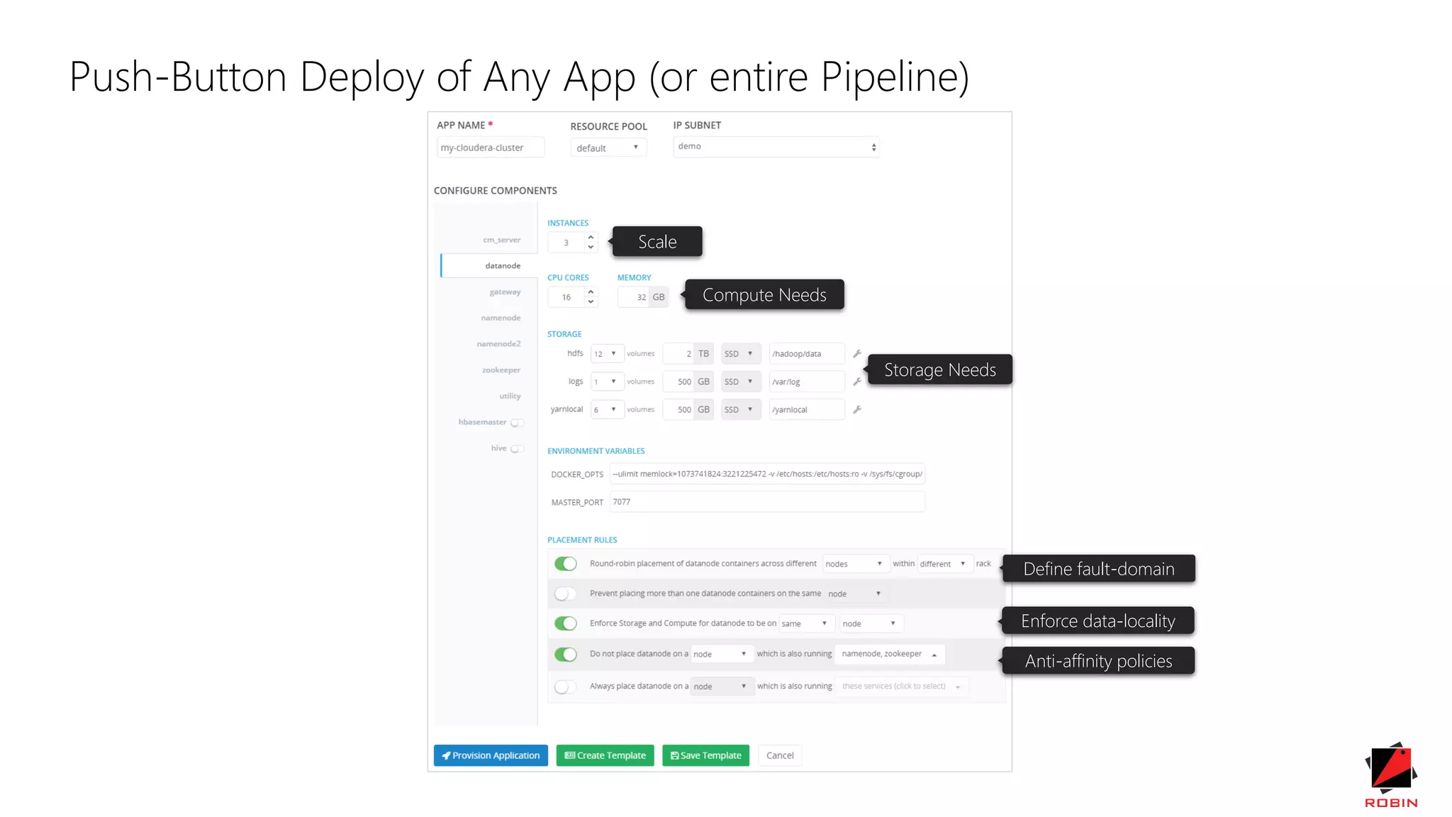 Robin Cloud Platform for Big Data and Databases | PPT