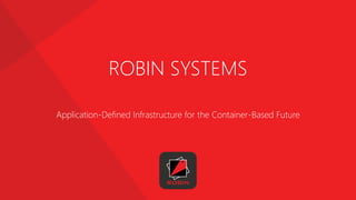 Robin Cloud Platform for Big Data and Databases | PDF