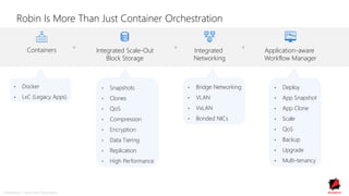Robin Cloud Platform for Big Data and Databases | PPT