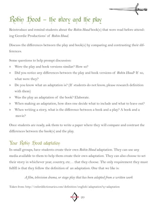 Robin hood-guide | PDF