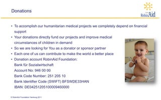 Robin aid medical humanitarian organisation juli 2011 | PDF