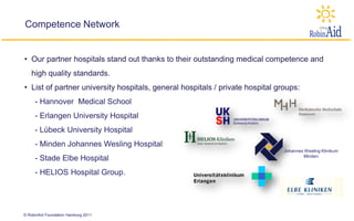 Robin aid medical humanitarian organisation juli 2011 | PDF