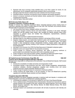 Robin Allen Resume For October2010 | PDF