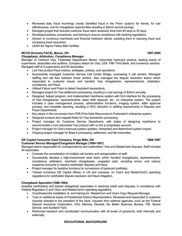 Robin Allen Resume For October2010 | PDF