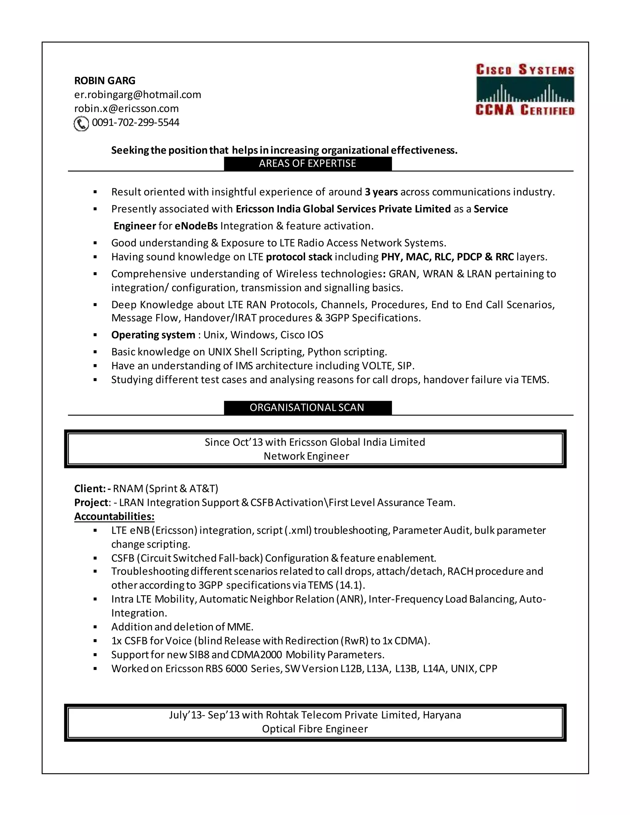 Robin garg resume | DOCX