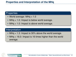 Normalization of zero-inflated data | PPT