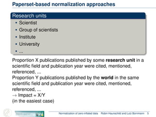 Normalization of zero-inflated data | PPT