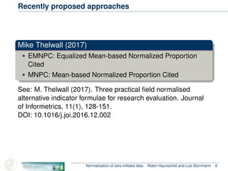 Normalization of zero-inflated data | PPT