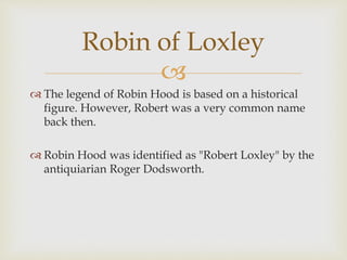 Robin Hood | PPTX