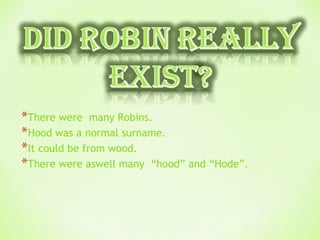 Robin hood and feudalism part 2 | PPT