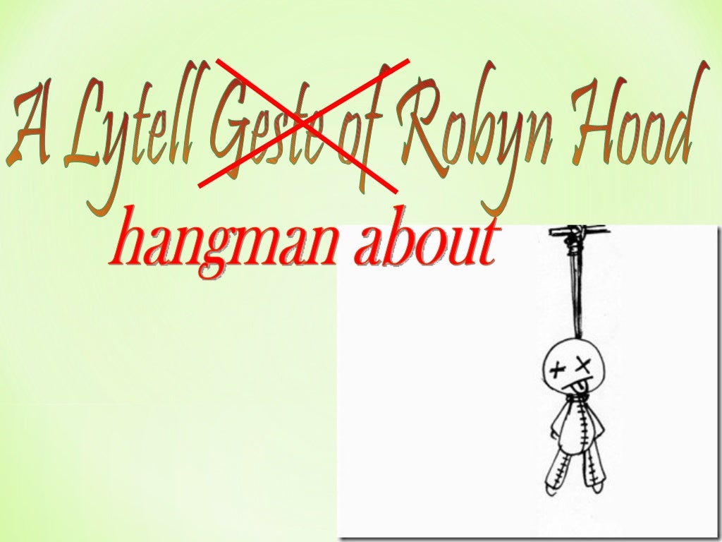 Robin hood and feudalism part 2