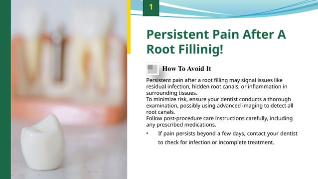 Common Root Filling Complications and How to Avoid Them | PPT