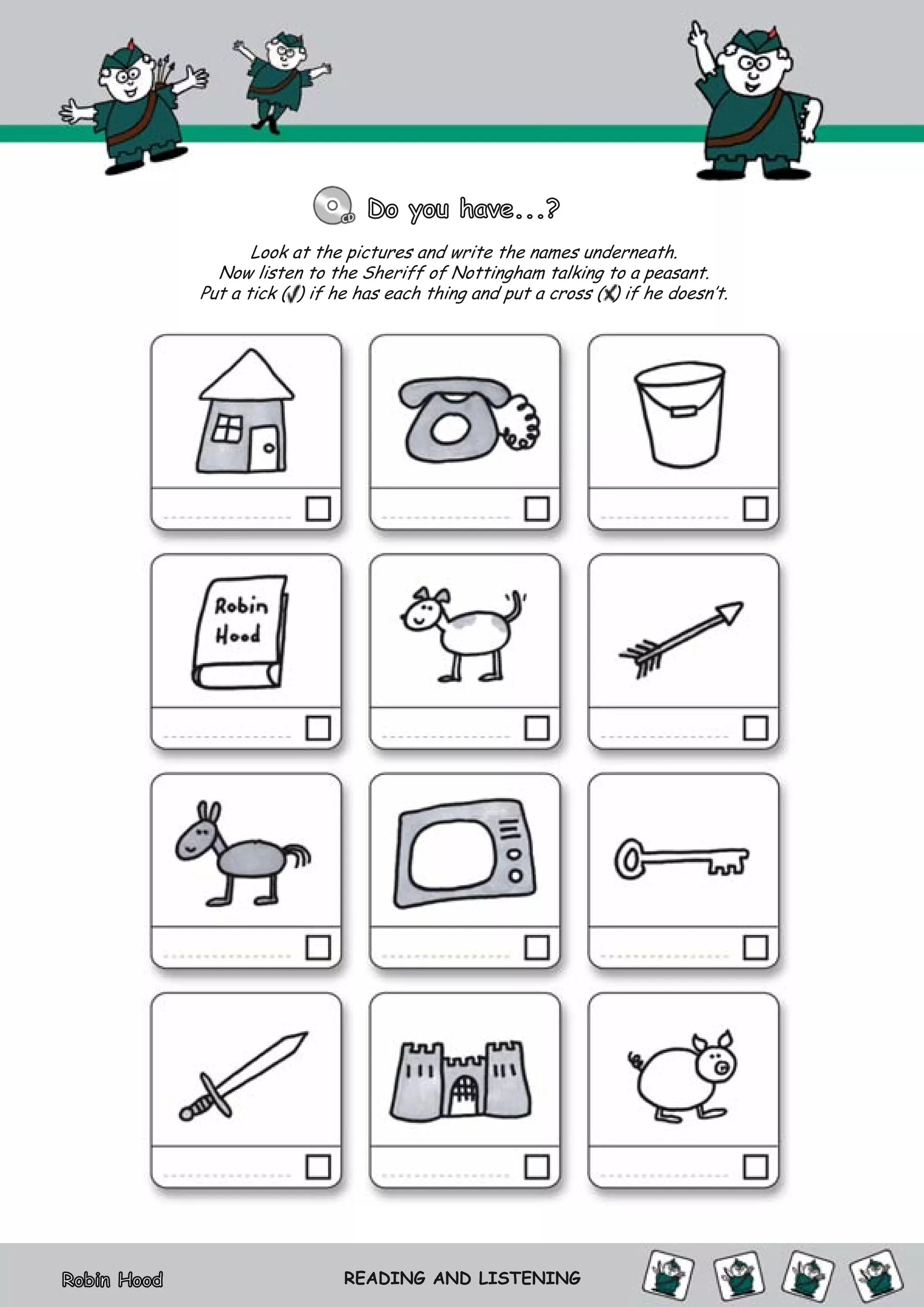 Robin Hood -Activities | PDF