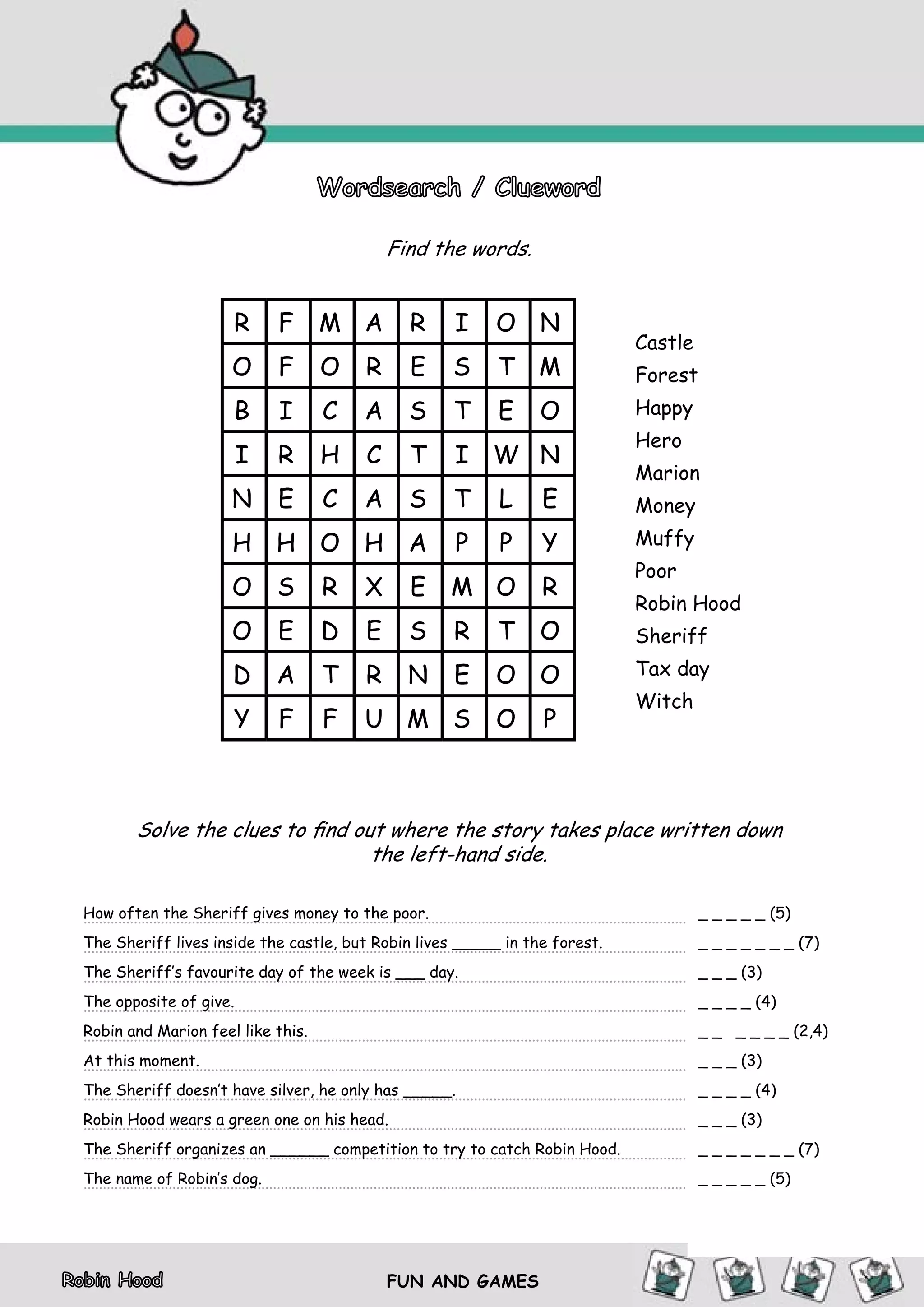 Robin Hood -Activities | PDF