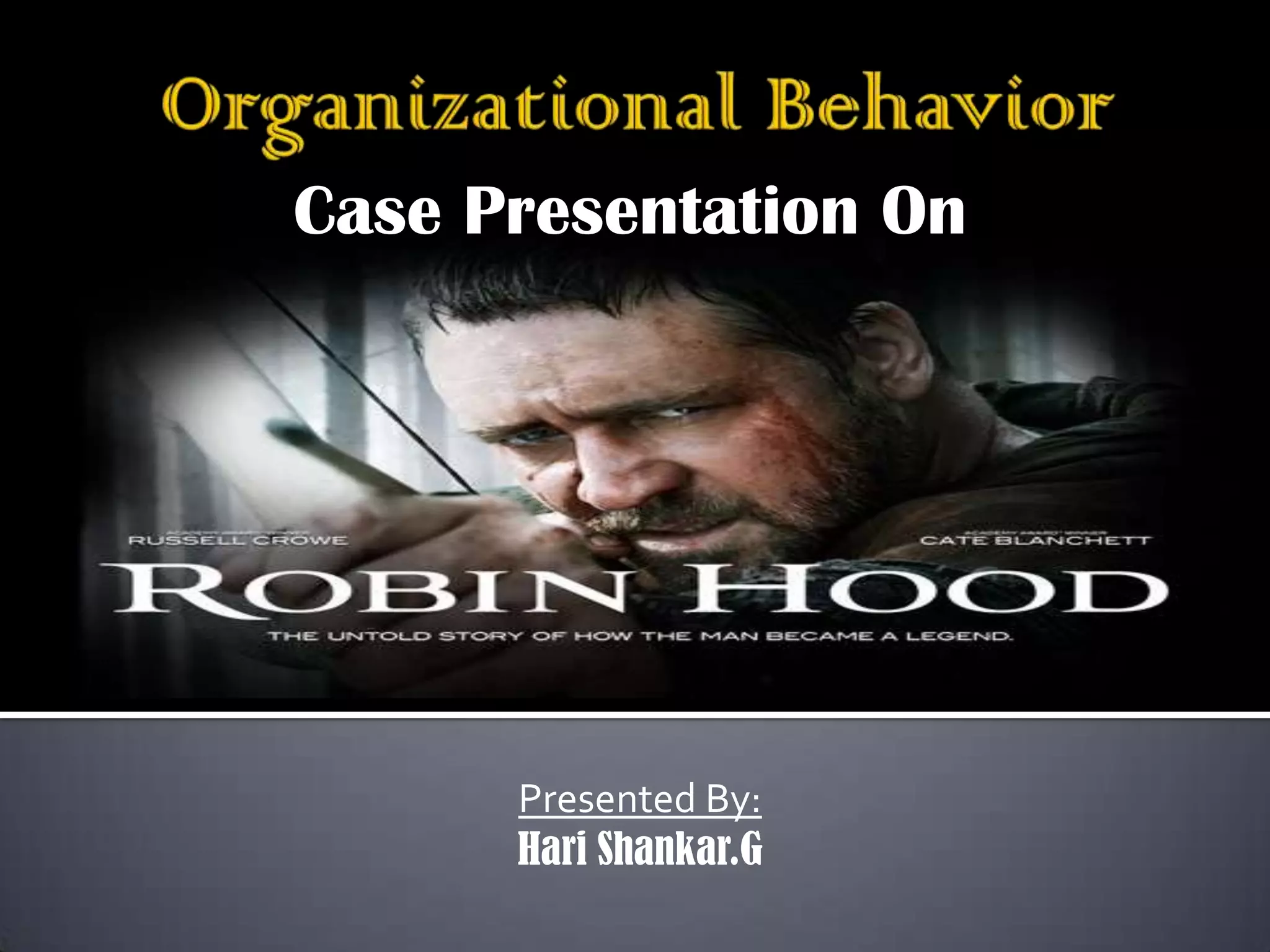 Robin hood Case study Analysis | PPTX