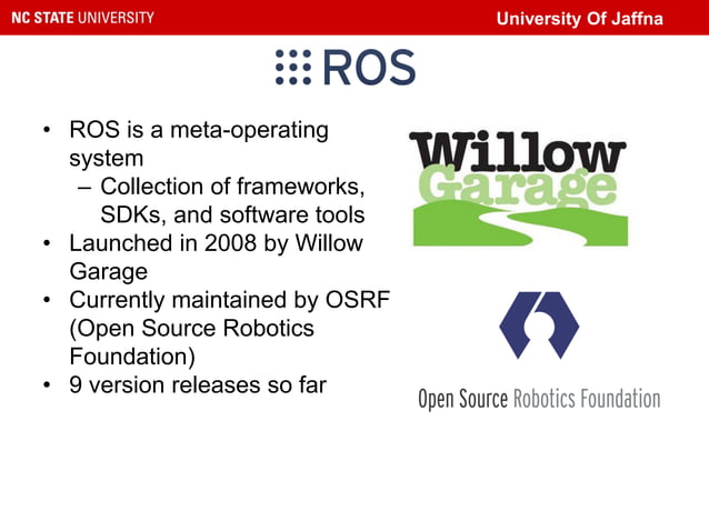 Introduction to ROS | PPT