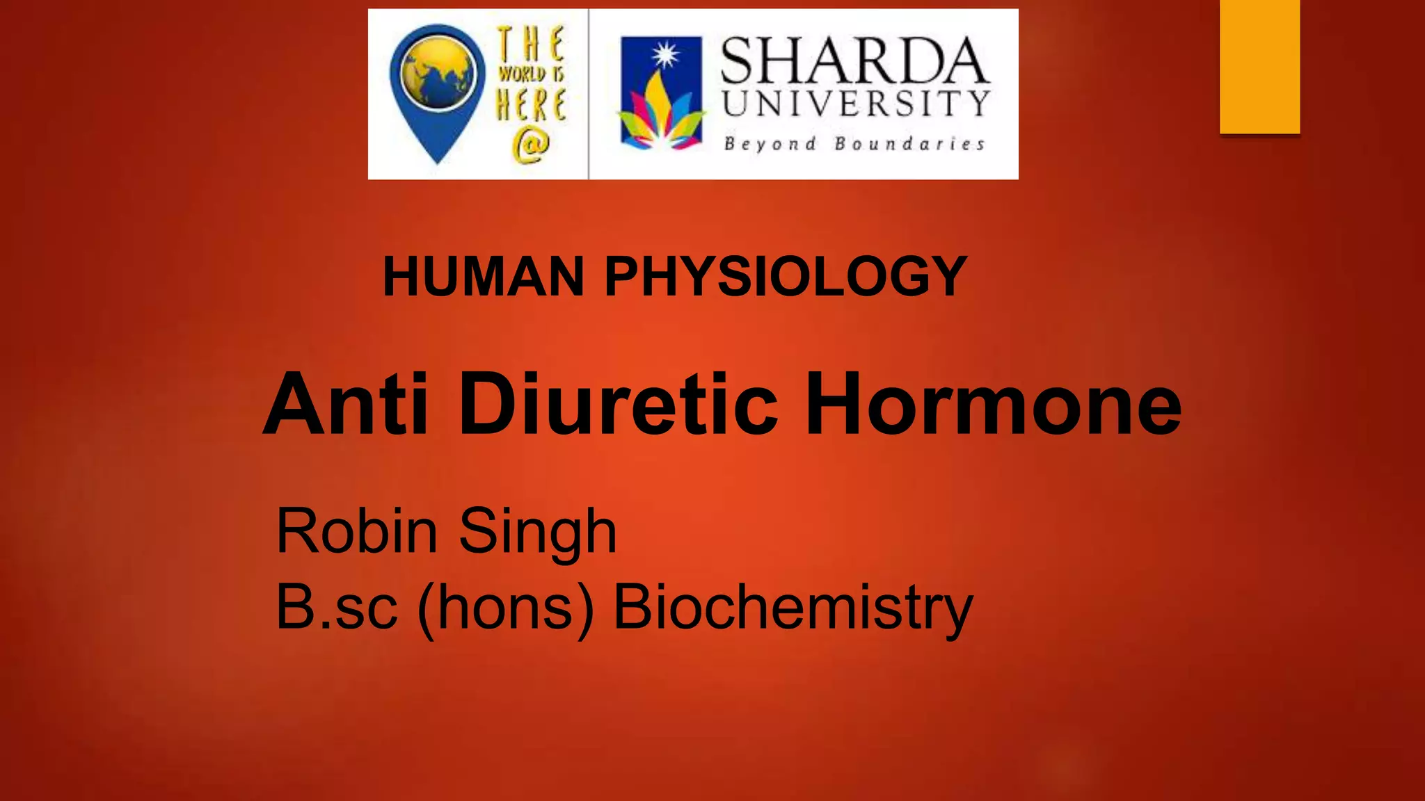 Anti diuretic hormone | PPTX