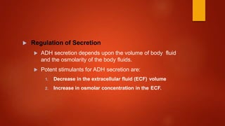 Anti diuretic hormone | PPTX