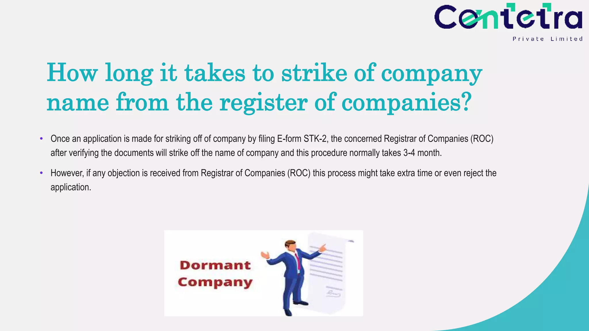 Companies Strike Off Rules, Procedure, Availability | PPTX