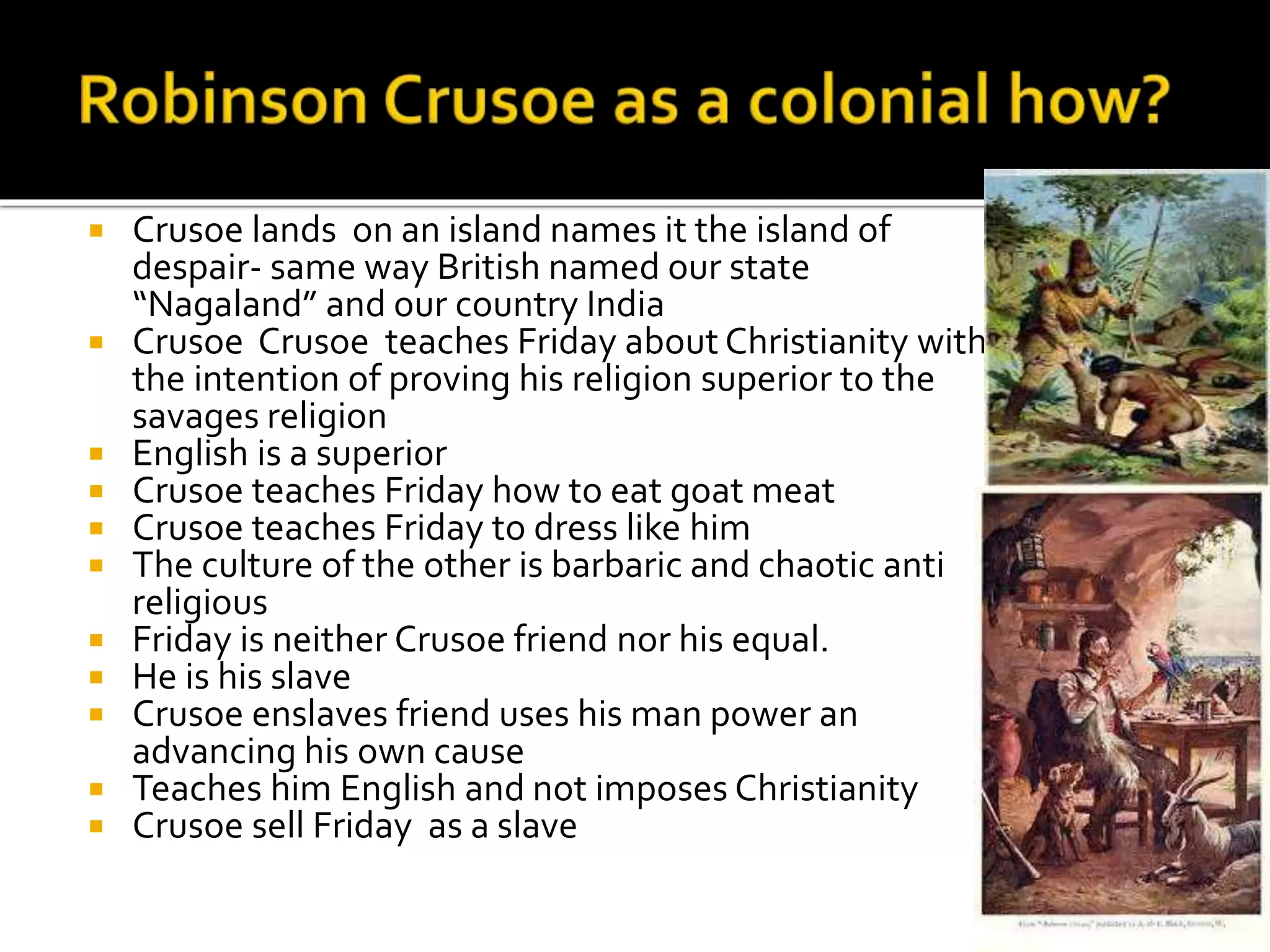 Robinson crusoe | PPTX