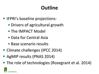 Challenges and Projections for Global Agriculture and Food Security | PPTX