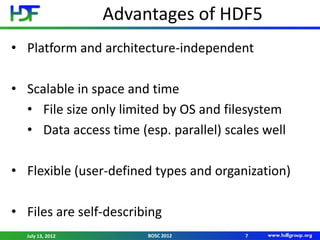 D Robinson - Using HDF5 to work with large quantities of rich ...