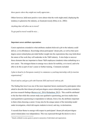 Career and Internship Aspirations | PDF