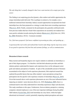 Career and Internship Aspirations | PDF