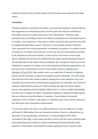 Career and Internship Aspirations | PDF