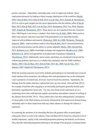 Career and Internship Aspirations | PDF