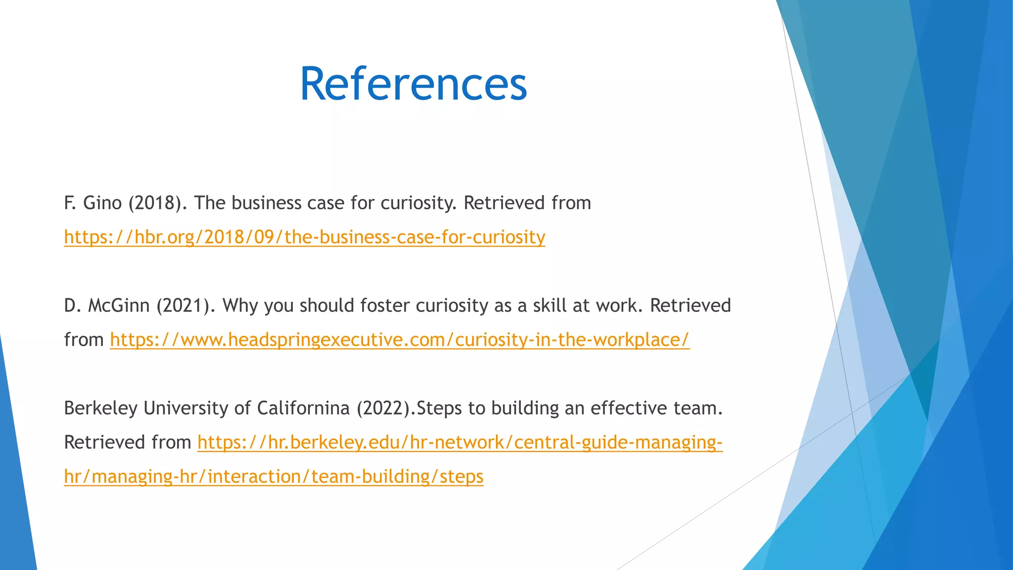 Promoting Curiosity in the Workplace | PPTX