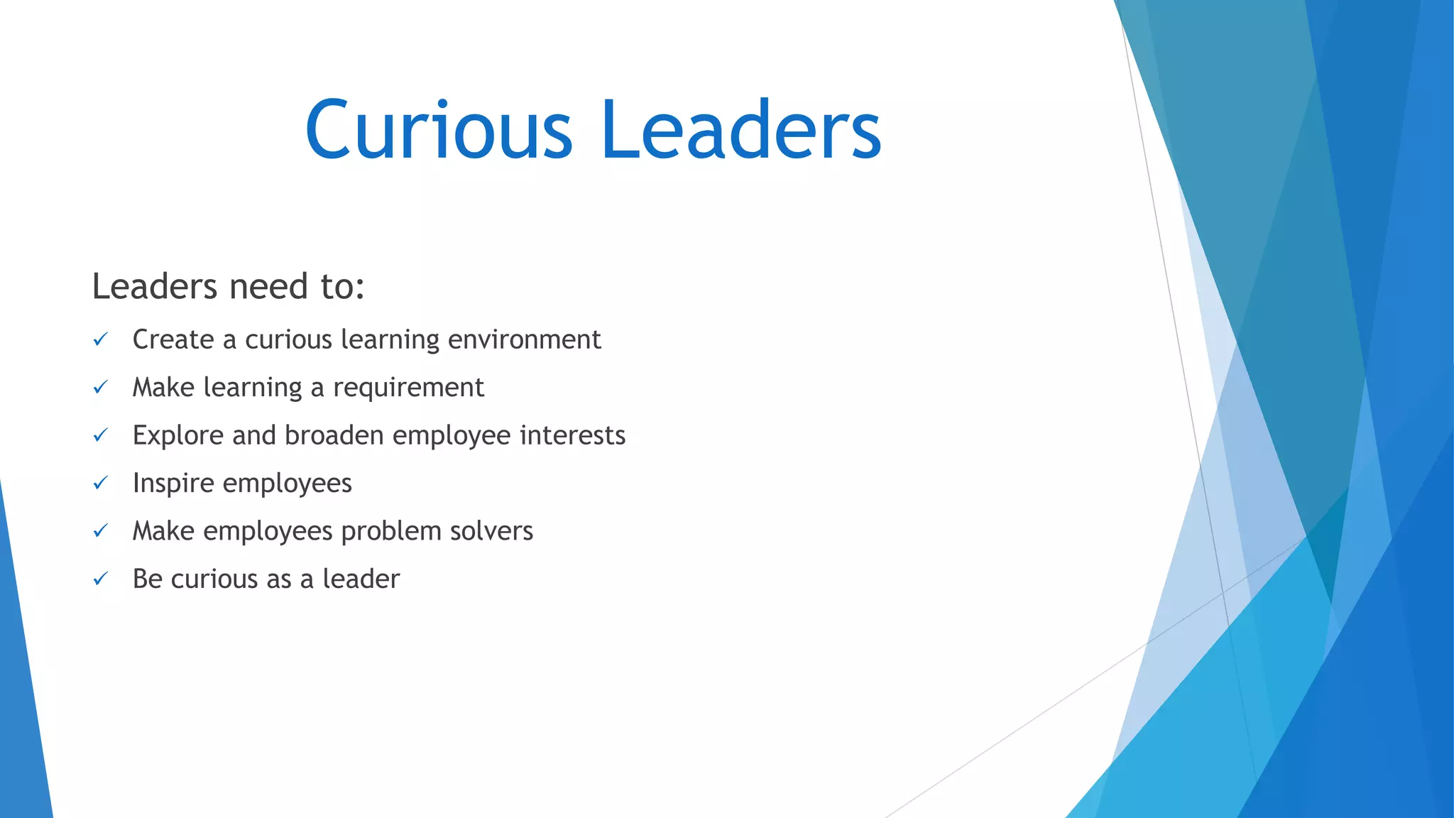 Promoting Curiosity in the Workplace | PPTX