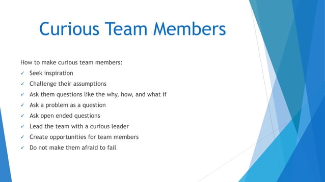 Promoting Curiosity in the Workplace | PPTX | Human Resources | Business