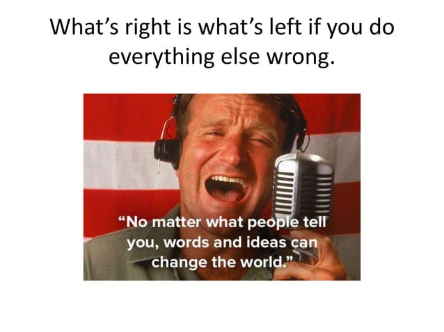 10 amazing Robin williams quotes | PPTX