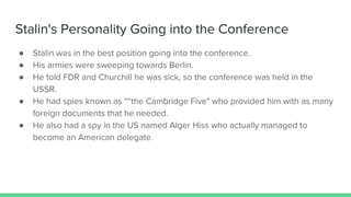 Peacemaking after world war 2 | PPT