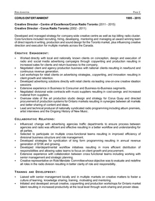 Rob Johnston creative strategist | DOCX | Advertising Industry | Industries