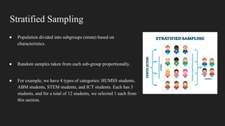 Sampling Techniques statistics and probability grade 11 | PDF | Science