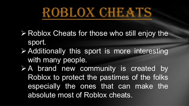 Cheats Roblox