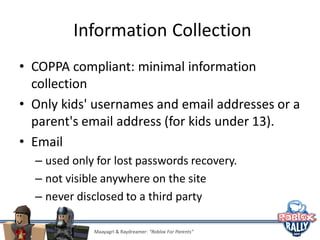 ROBLOX for Parents | PDF