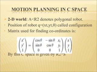 Robot motion planning | PPT