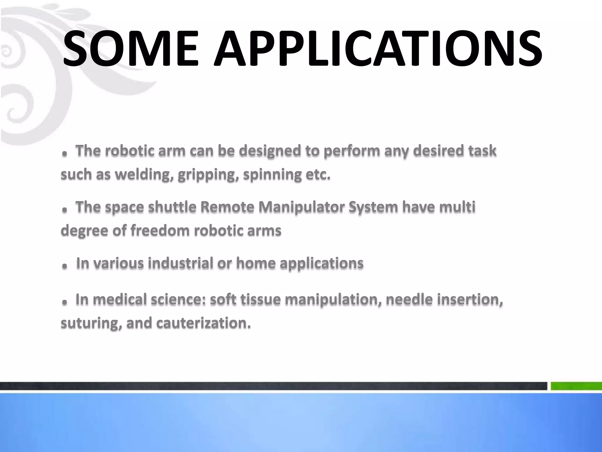 Robotic Arm using flex sensor and servo motor | PPTX