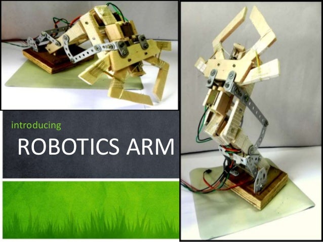 Robotic Arm using flex sensor and servo motor